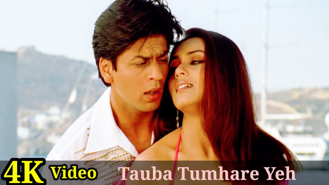 Tauba Tumhare Ye Ishaare 4K Video Song | Chalte Chalte | Shahrukh Khan ...