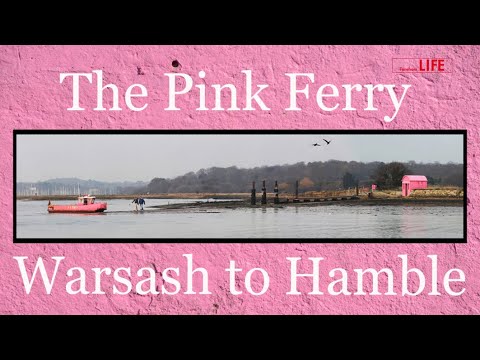 Fareham Life. The Pink Ferry. Warsash to Hamble. - YouTube