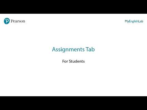 My English Lab for Students - Assignments Tab - YouTube