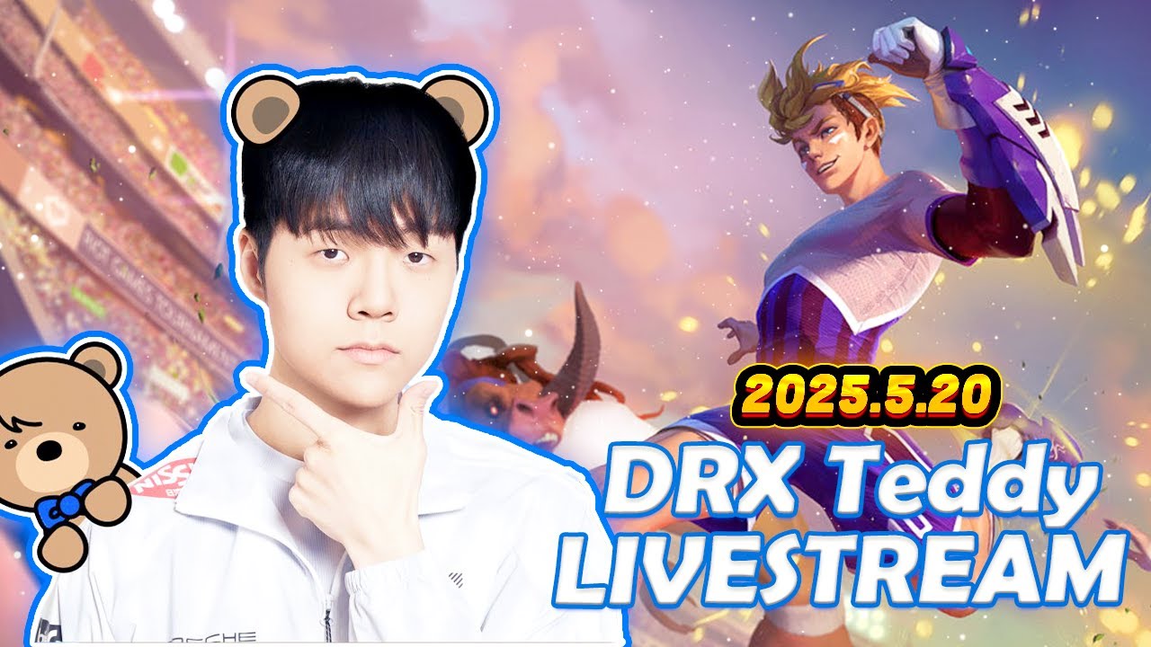 DRX Teddy Fullstream 2025.5.20 KR Challenger Gameplay - YouTube