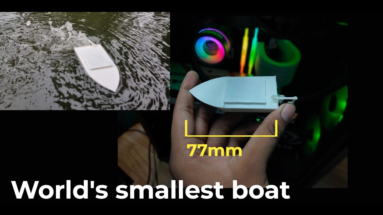 World's smallest simple boat|3D printed| - YouTube