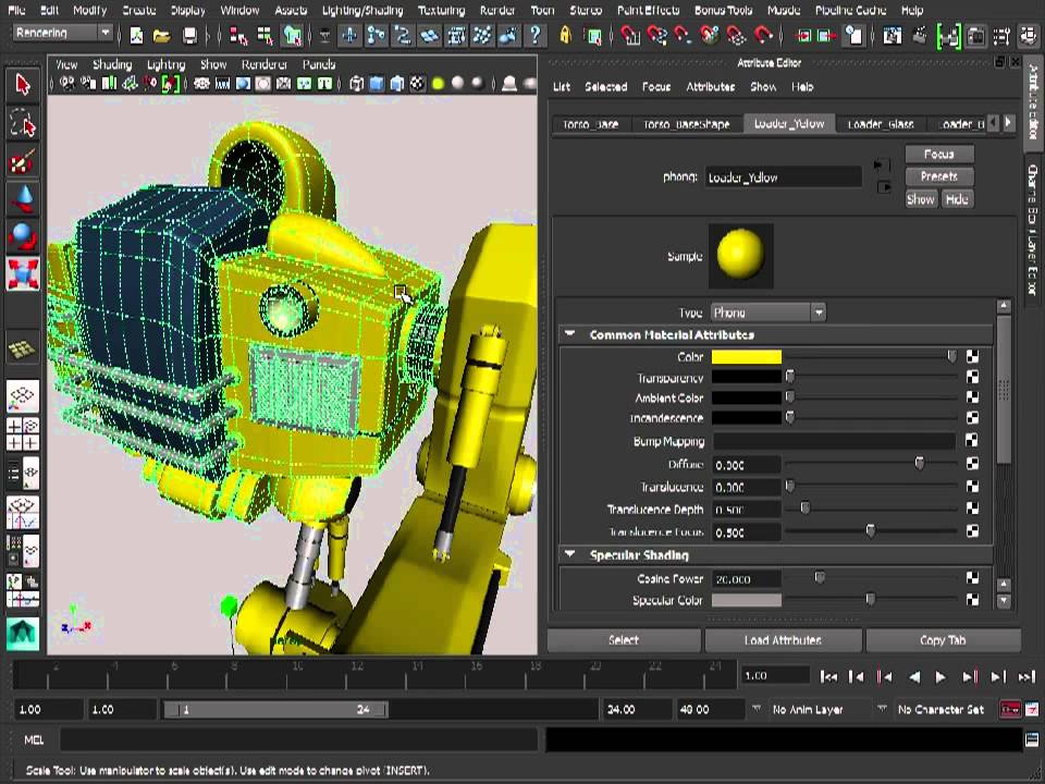 Maya tutorial: Create textures for a 3D model, Part 7 - YouTube