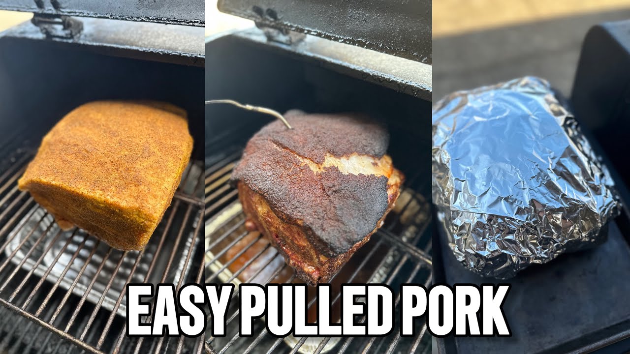 Pulled Pork for Beginners - Easy Slow Smoked Pork Butt on my Pellet ...