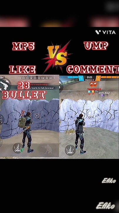 MP5 VS UMP WHICH_GUN_IS_BEST_🤔#freefire#shorts - YouTube