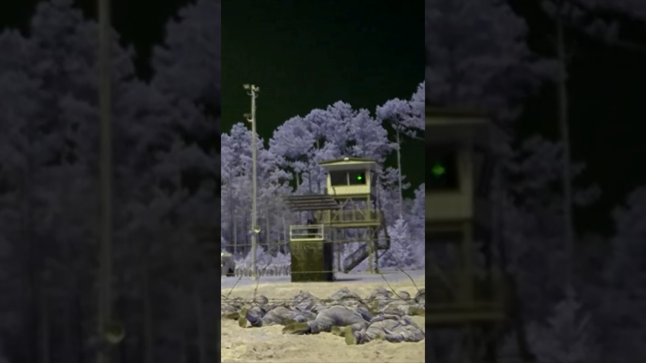Night Infiltration Course!!! Film with Sionyx Opsin! Color NVG! #army # ...