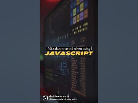 JavaScript || Mistakes to avoid #shorts #youtubeshorts #codinglife # ...