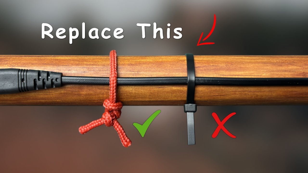 The Packer’s Knot: The BEST Zip Tie Alternative - YouTube