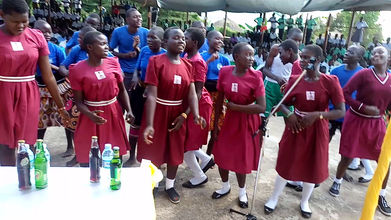 YCS Muni girls Bring gifts with Arua Public Rally day 2018 - YouTube