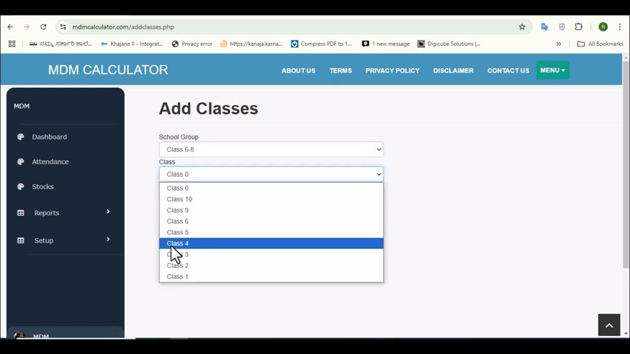 Adding Classes to School Group in MDM Calculator | Part-4 - YouTube
