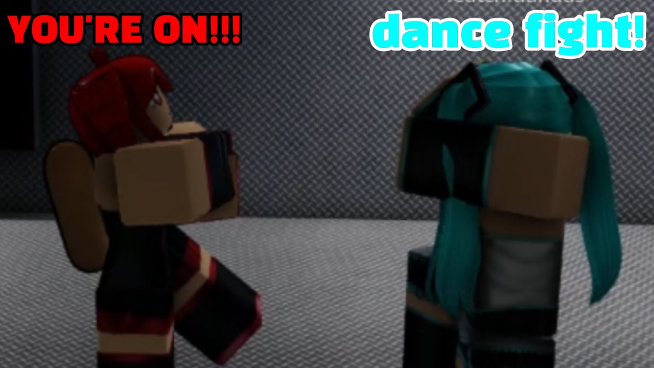 Miku and Teto have a dance fight - YouTube