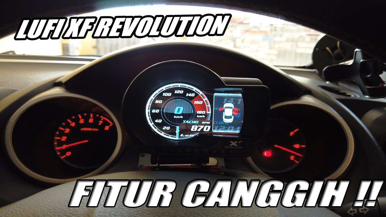REVIEW TUTORIAL MULTI GAUGE LUFI XF REVOLUTION OBD2 INDONESIA | INSTALL ...
