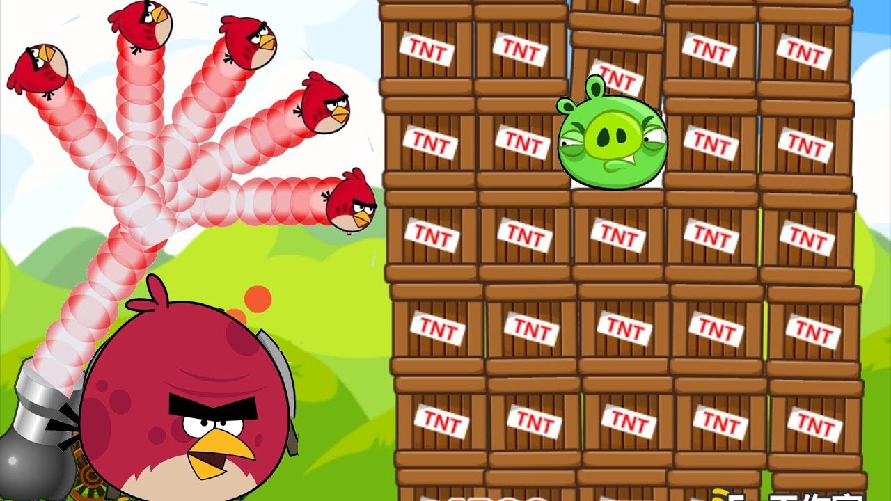 Angry Birds Cannon 4 - EXPLODE ALL TNT TO HIT THE BAD PIGGIES INSIDE ...