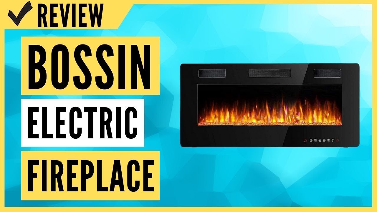 BOSSIN Electric Fireplace Review - YouTube
