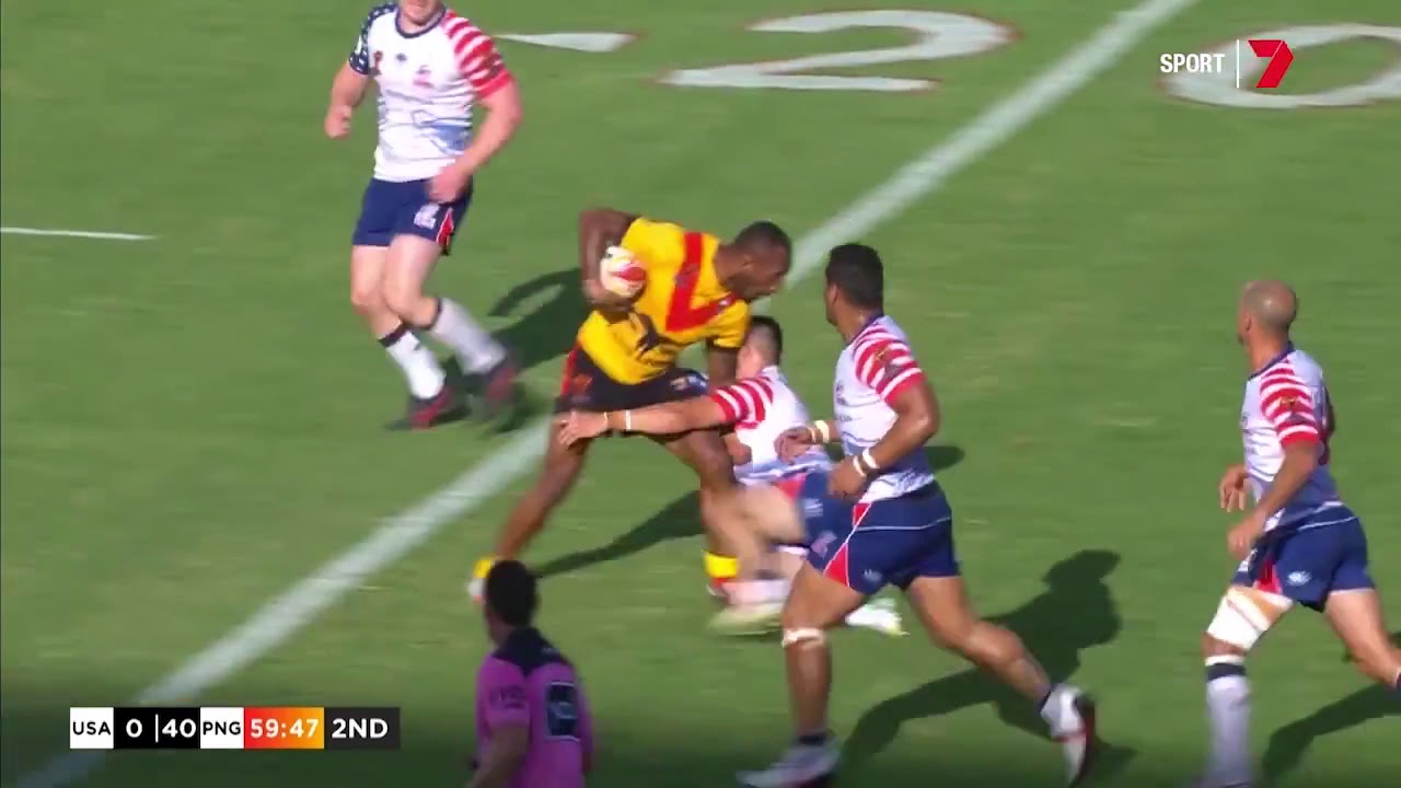 2017 Rugby League World Cup: PNG v USA - YouTube