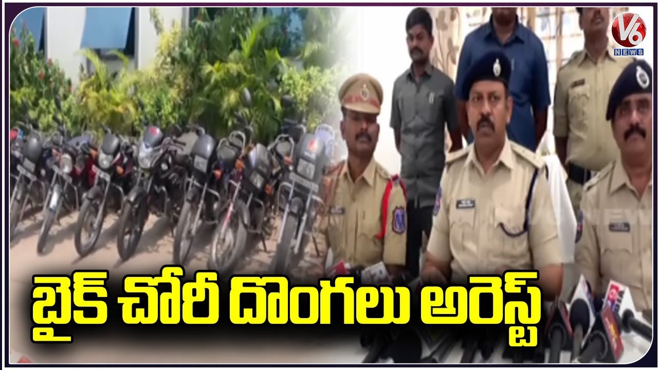 Medipalli Police Arrested Two Bike Robbery Thief's And Seized 15 Bikes ...