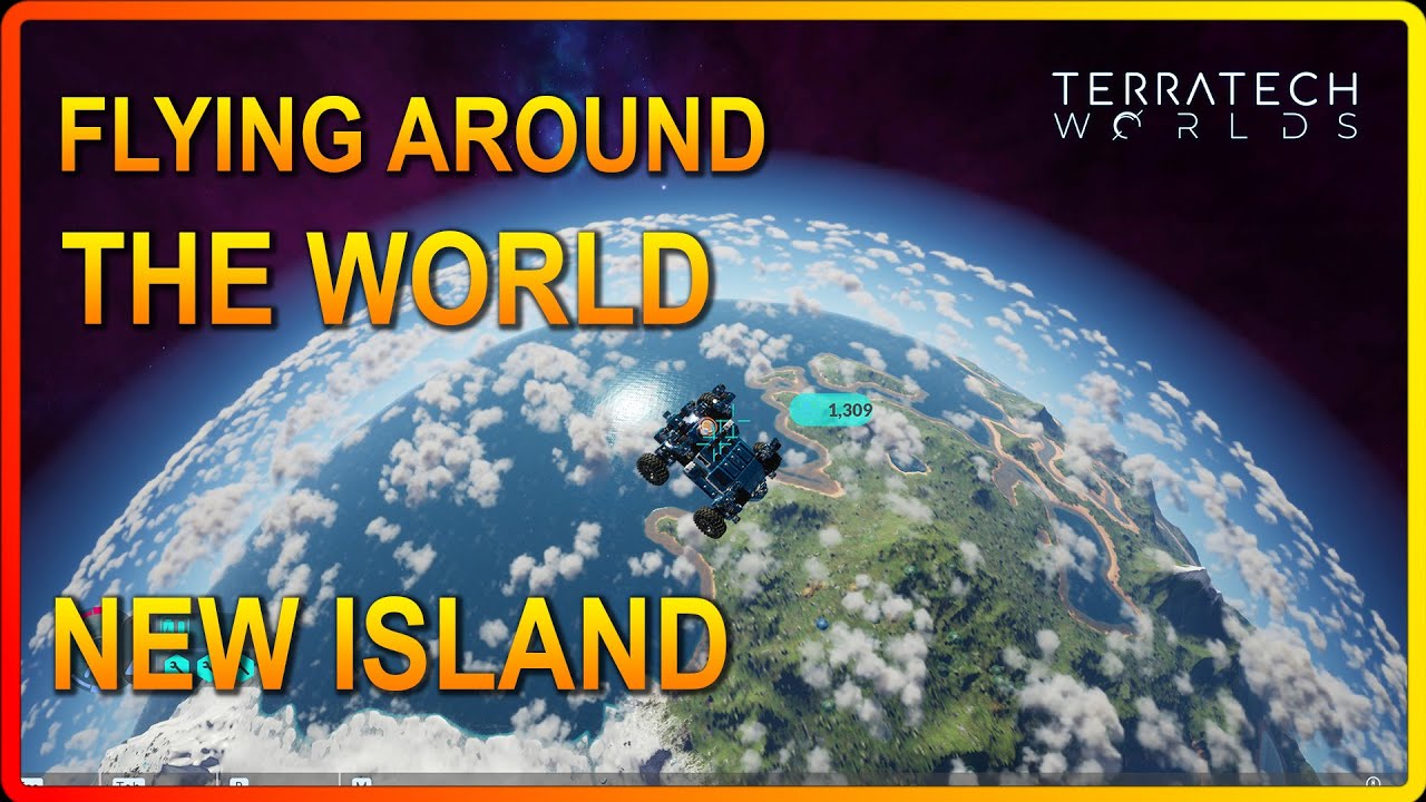 Exploring A Island And Aerial Combat In Terratech Worlds! Fly Around ...