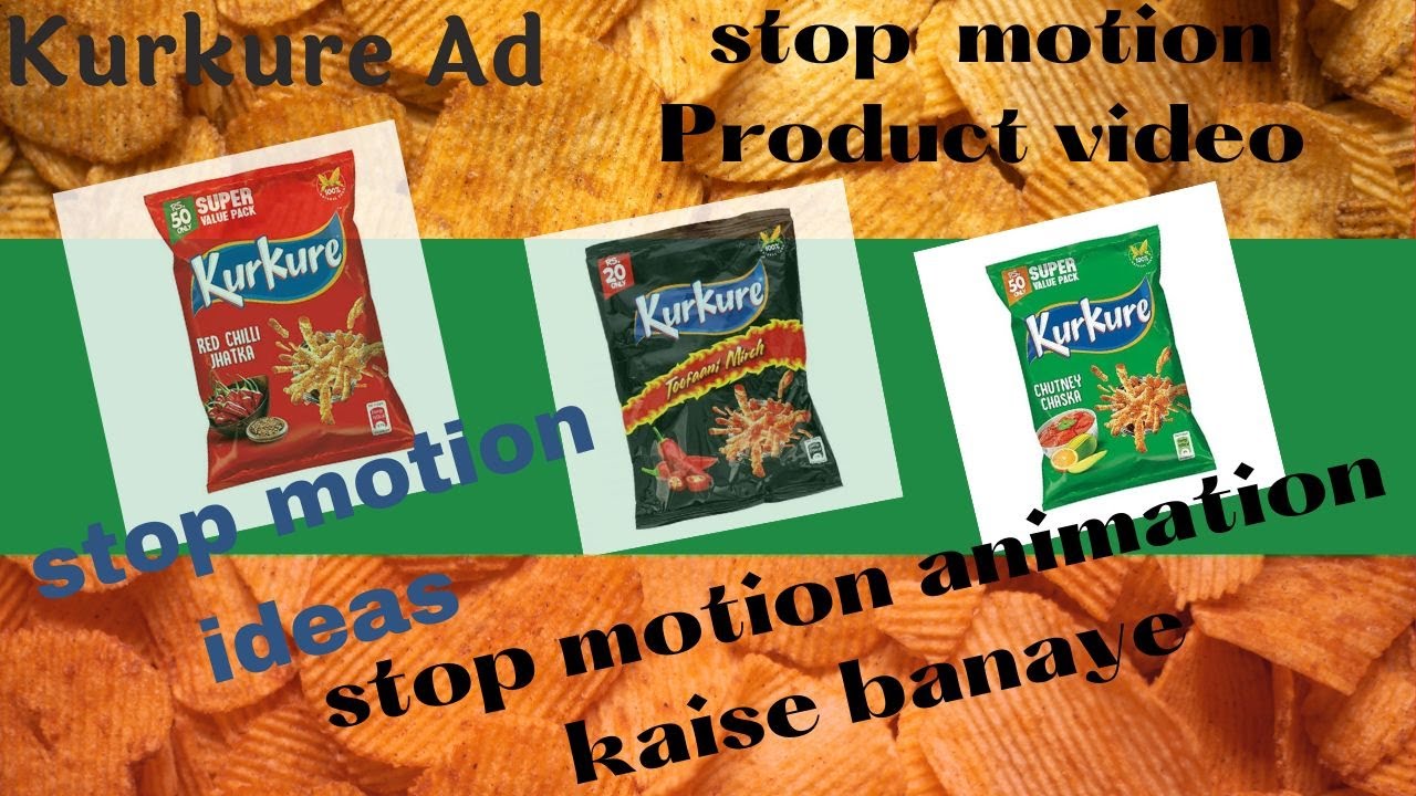 kurkure ad stop motion ideas stop motion product video - YouTube