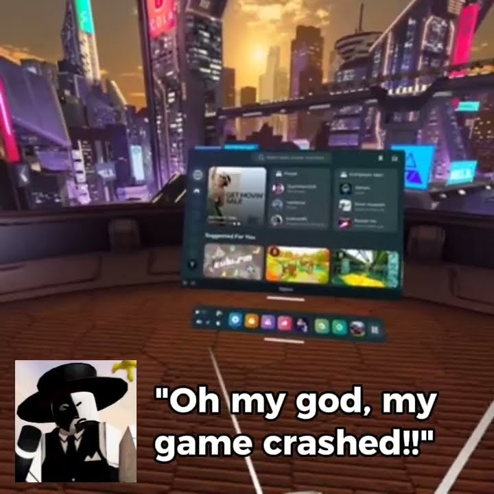 VRChat Crashes During Recording (W/ Captions!!) #vrchat #funny #edit # ...