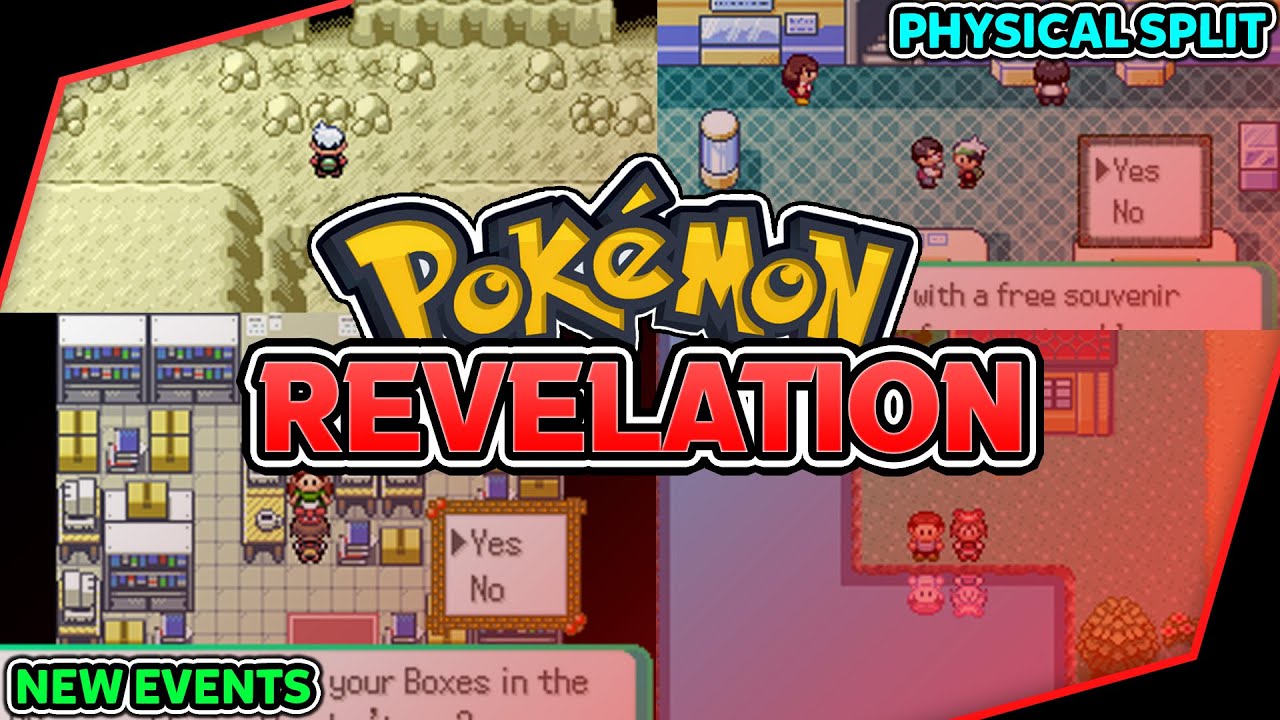 Updated Completed Pokemon Game With Physical Split, EV Training, Lucky ...