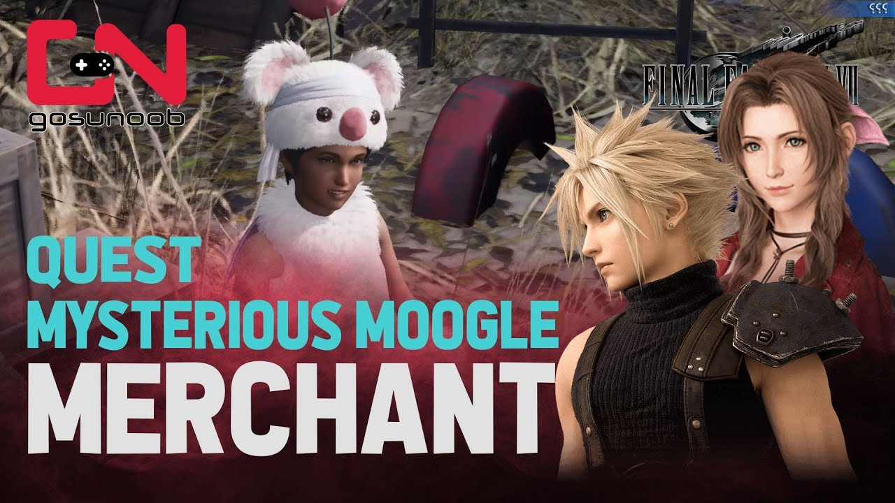 FF7 Remake Mysterious Moogle Merchant Quest - Moogle Shop Items ...