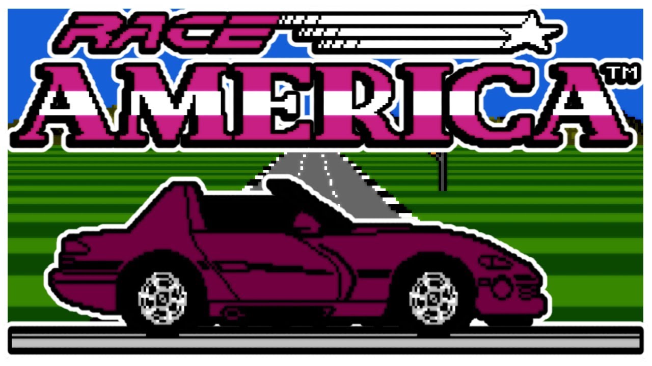 RACE AMERICA (NES) FULL GAME 100% RETRO GAME - YouTube
