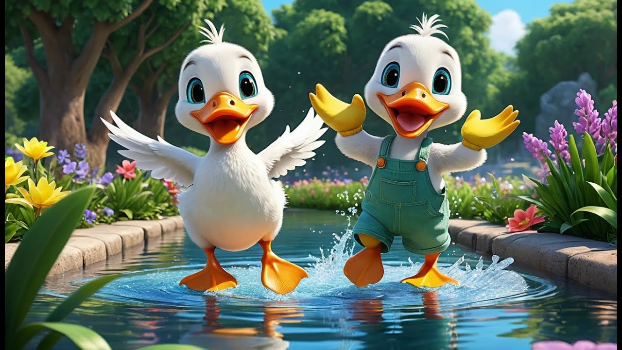Ducky Wings Go Flap, Flap, Flap! | Fun Duck Song for Kids | Animal ...