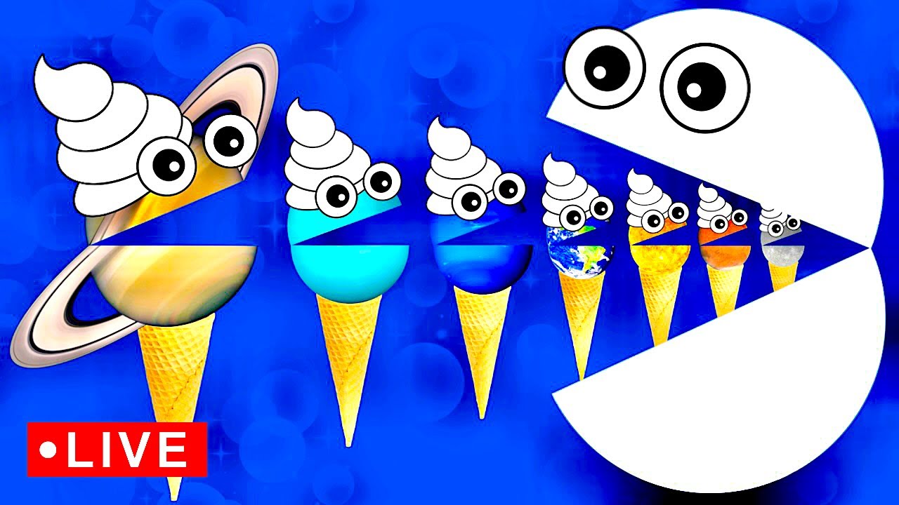 Planet Ice Cream for Babies 🪐🌎🔴 | Planets Mercury Venus Earth Mars ...