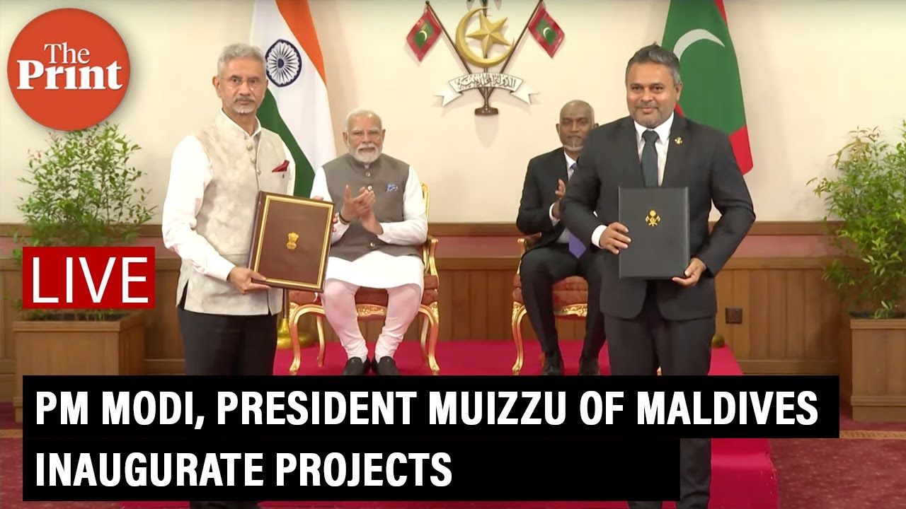 LIVE : PM Modi, President Muizzu of Maldives observe exchange of MoUs ...