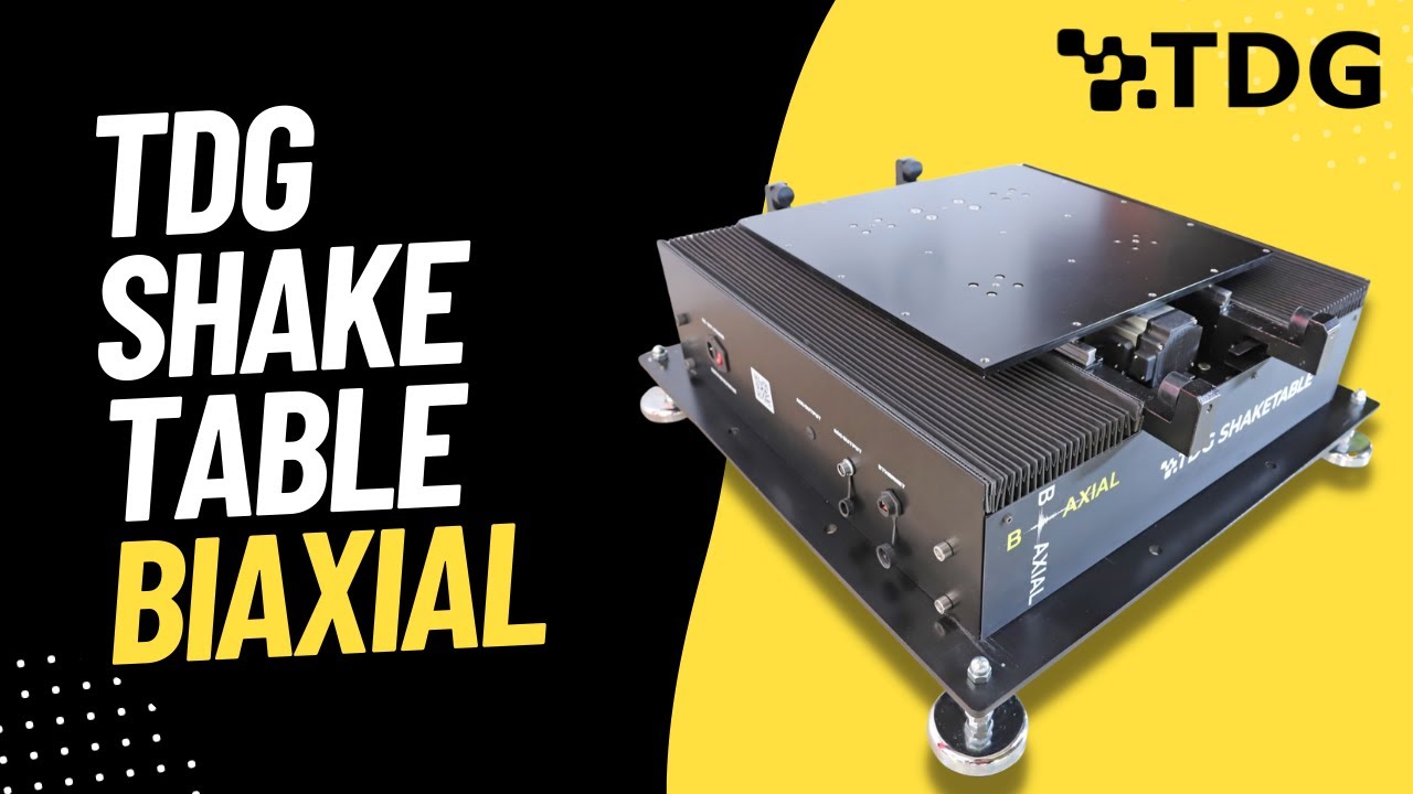 TDG SHAKETABLE BIAXIAL | Dual-axis Earthquake Simulator - YouTube