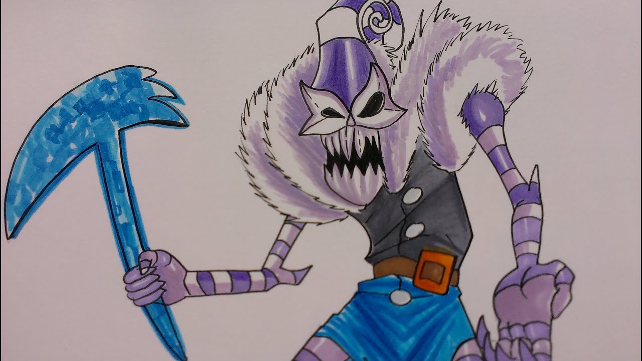 Drawing Fiddlesticks Dark Candy, League Of Legends - YouTube