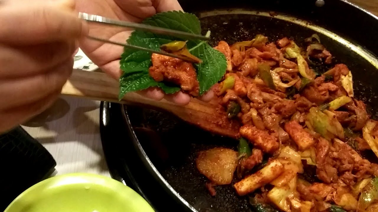유가네 닭갈비 (부산 금정구) 🇰🇷 Yugani Chicken Ribs - YouTube