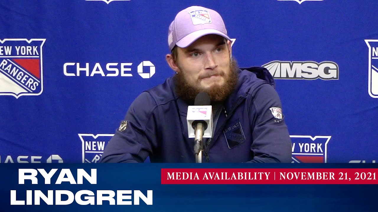 New York Rangers: Ryan Lindgren Postgame Availability | Nov. 21, 2021 ...