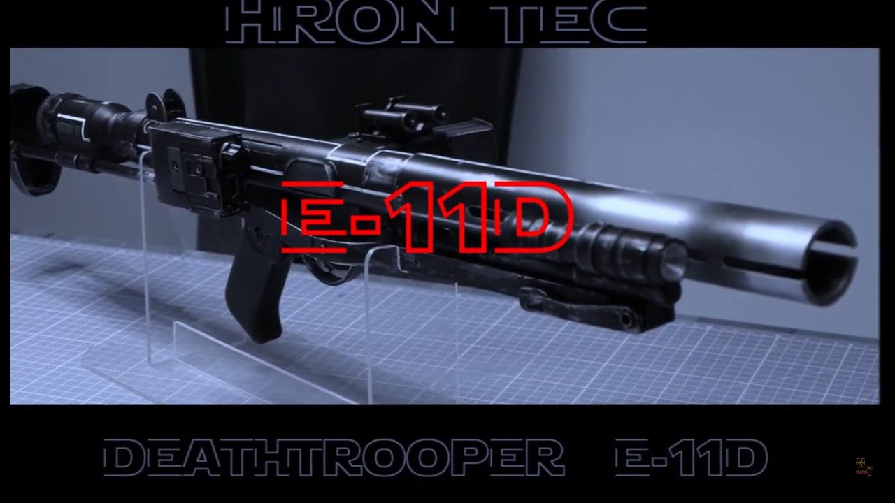 Deathtrooper E-11D blaster rifle by HronTec with Laser Light and Sound ...