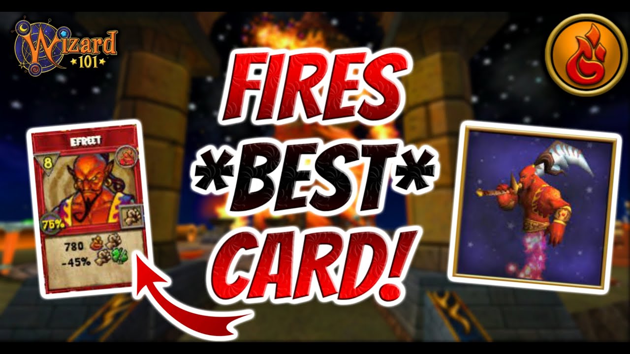 Wizard101: Max Fire PvP (150) Fire's *BEST* Card! - YouTube