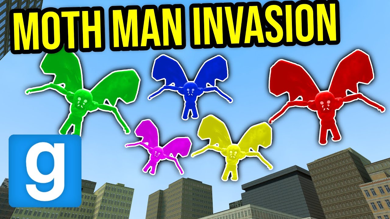 MOTHMAN INVADES CITY!! (Garry's Mod Sandbox) - YouTube