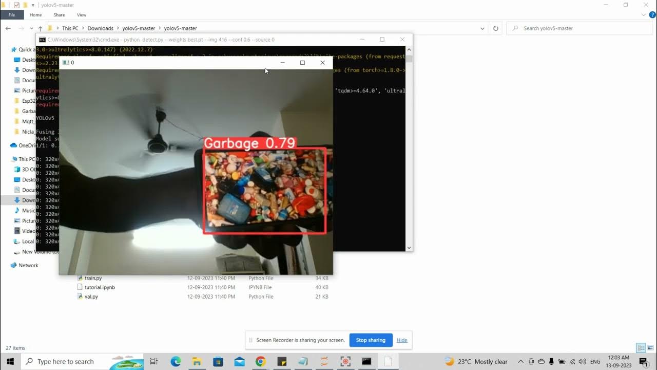 Garbage Detector ML Project YOLOV5 - YouTube