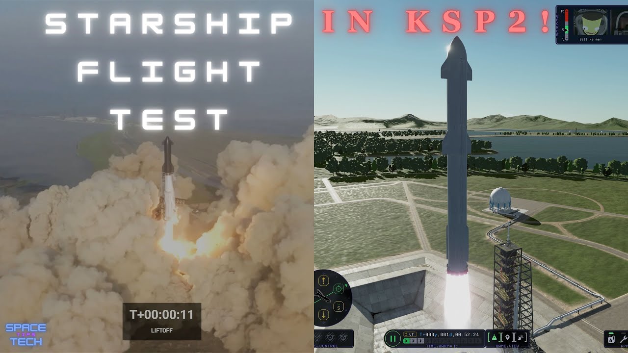 Starship Flight Test in Kerbal Space Program 2 - YouTube