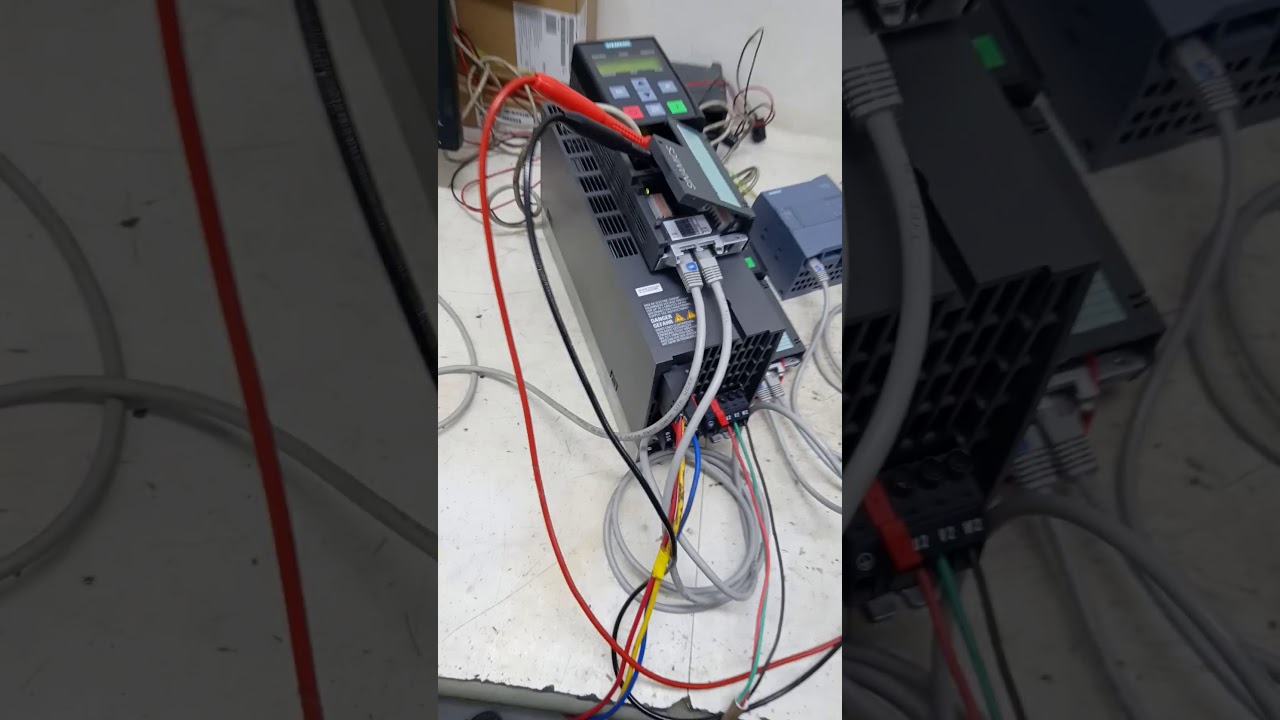 Siemens S7 1200 PLC profinet communication, Siemens G120 drive torque ...