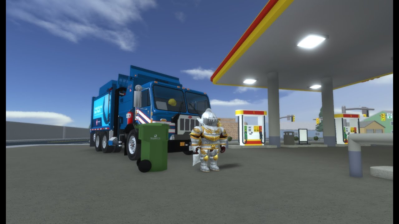 Roblox republic services peterbilt 520 zr on yard waste - YouTube