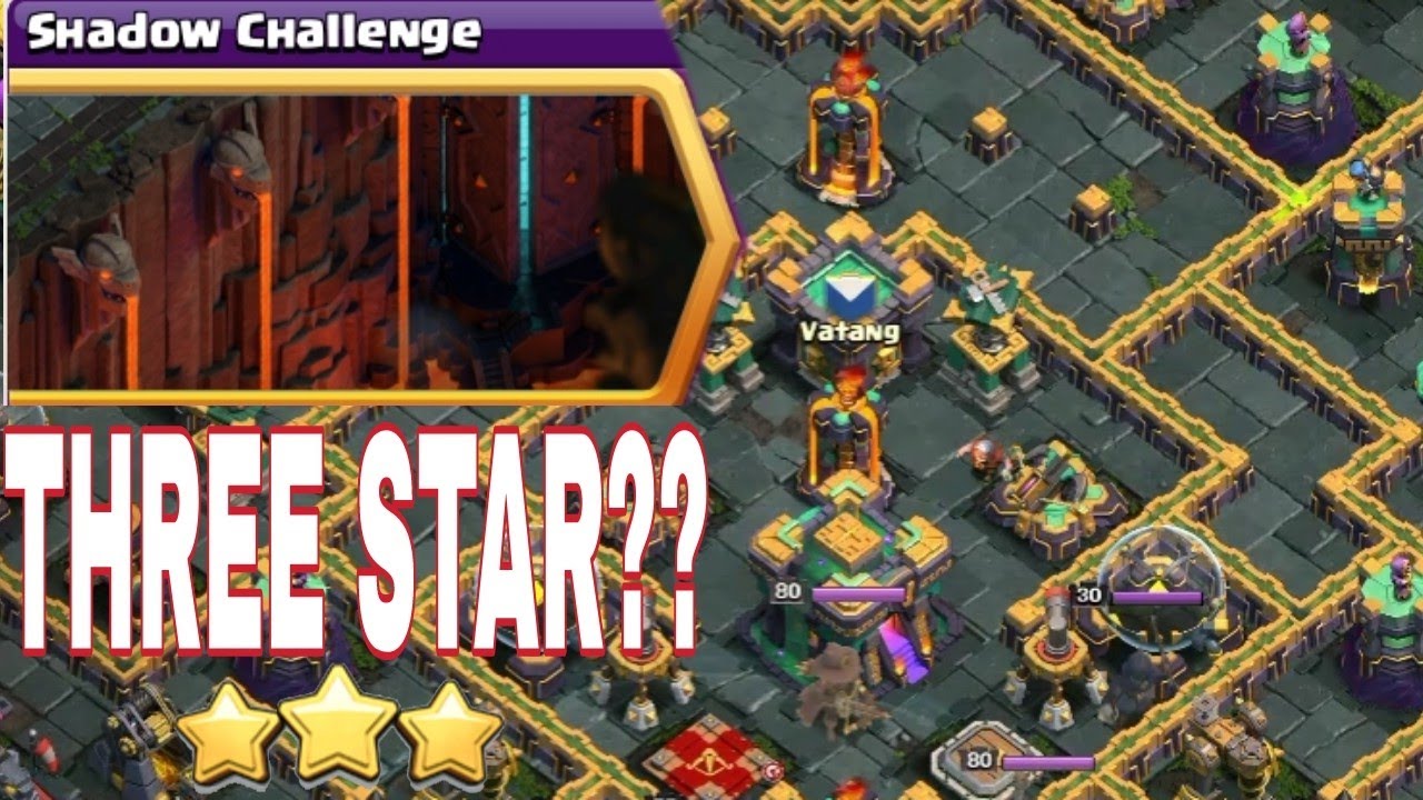 SOLVE SHADOW CHALLENGE - Clash of clan's. - YouTube