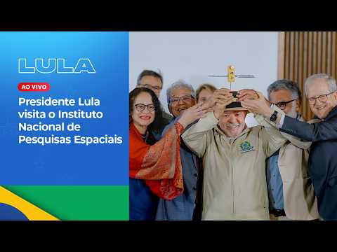 Presidente Lula visita o Instituto Nacional de Pesquisas Espaciais