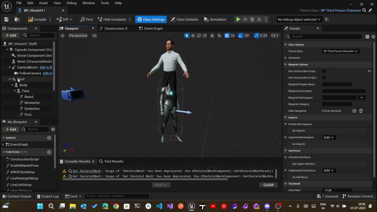 Retarget Metahuman to Mannequin in Unreal Engine 5.2 - YouTube