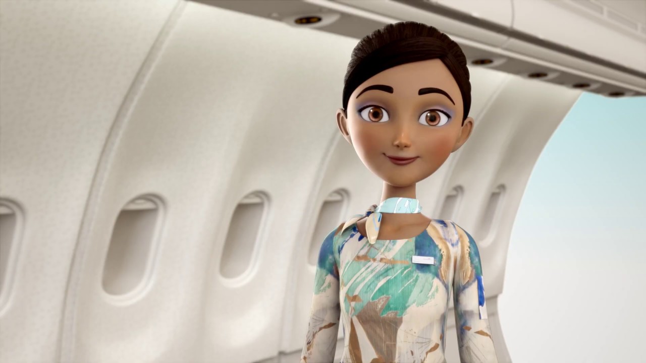 3D Animated Flight Safety Video for Air Mauritius - YouTube