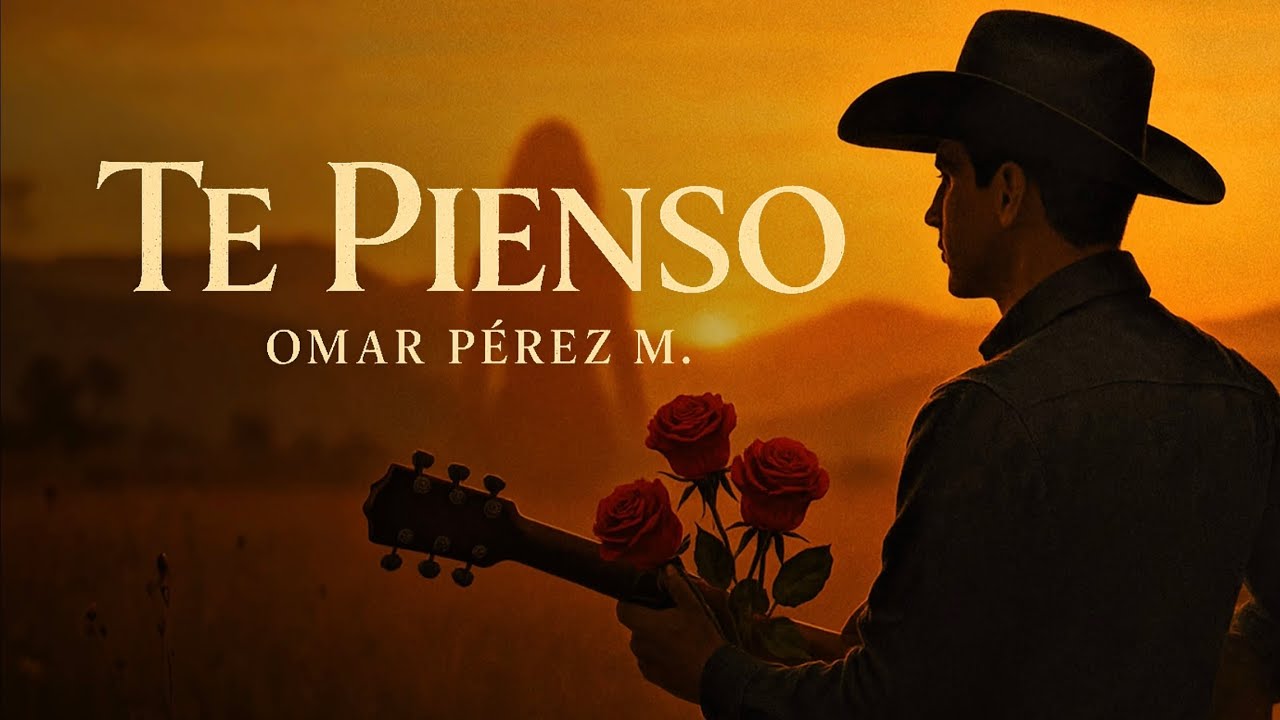 (LETRA) TE PIENSO - Omar Pérez (Video Lyric) - YouTube