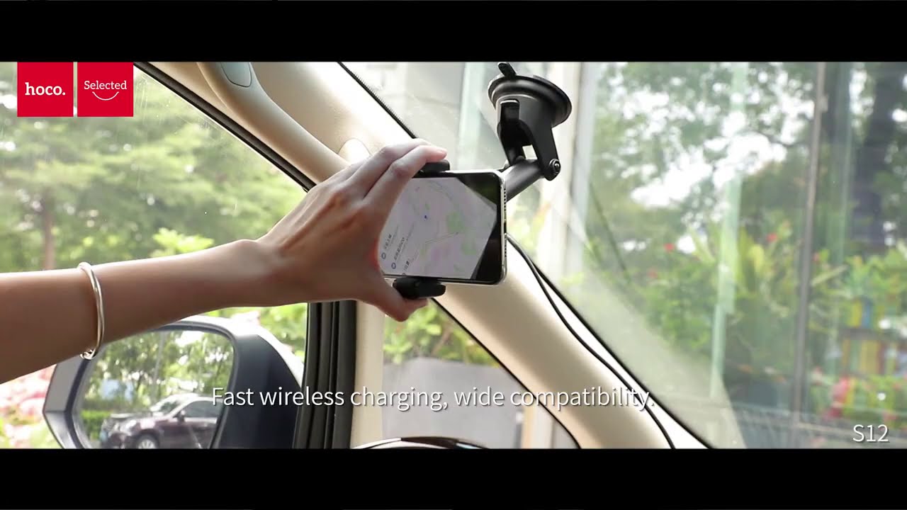 Hoco S12 Wireless Fast Car charger - YouTube
