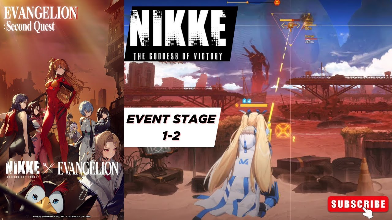 Nikke x Evangelion Collab! Second Quest | Event Stage 1-2 | Story ...