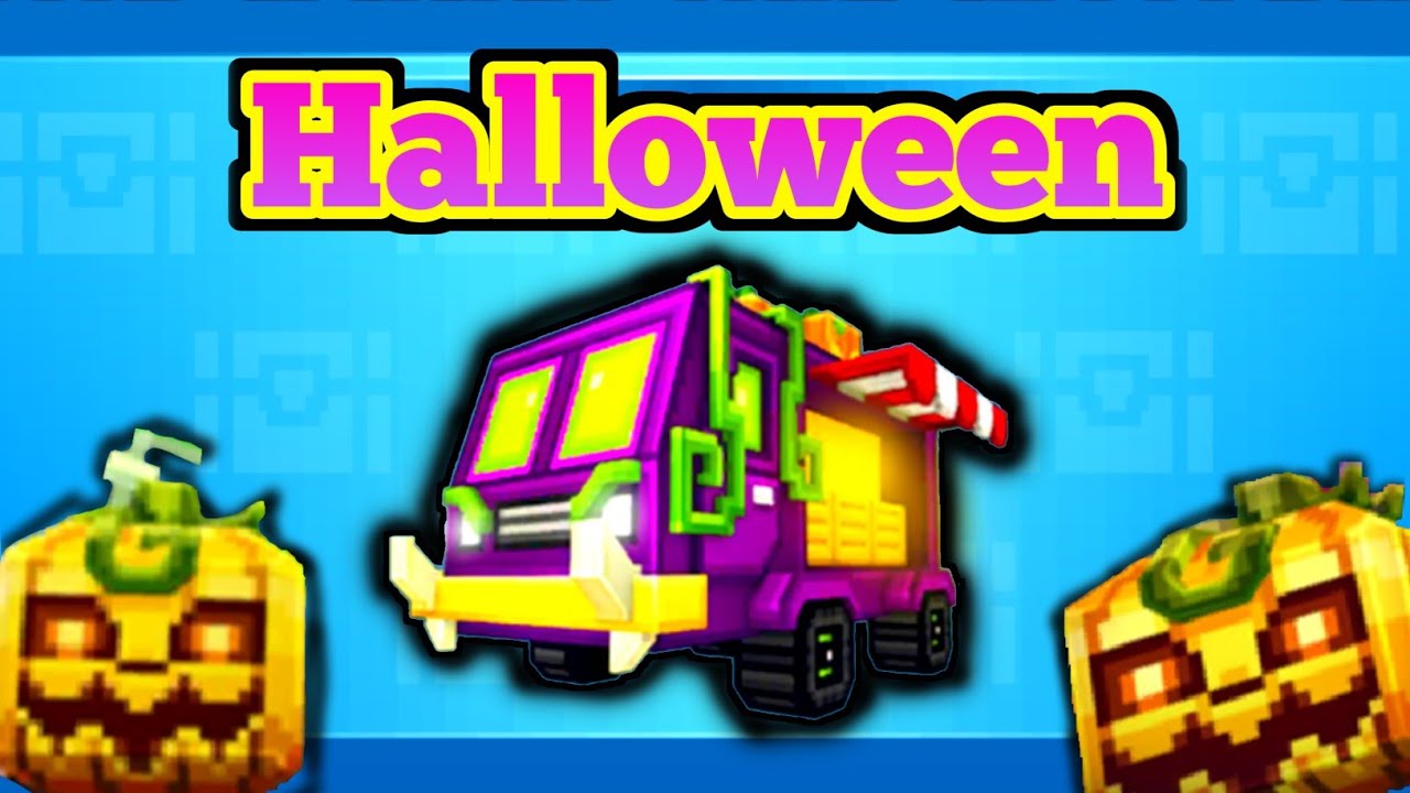 WHAT TO BUY? Halloween Traders Van - Pixel Gun 3D - YouTube
