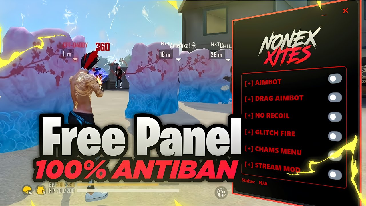 FREE PANEL || FREE FIRE PANEL || FREE FIRE ANTIBAN PANEL FOR PC - YouTube