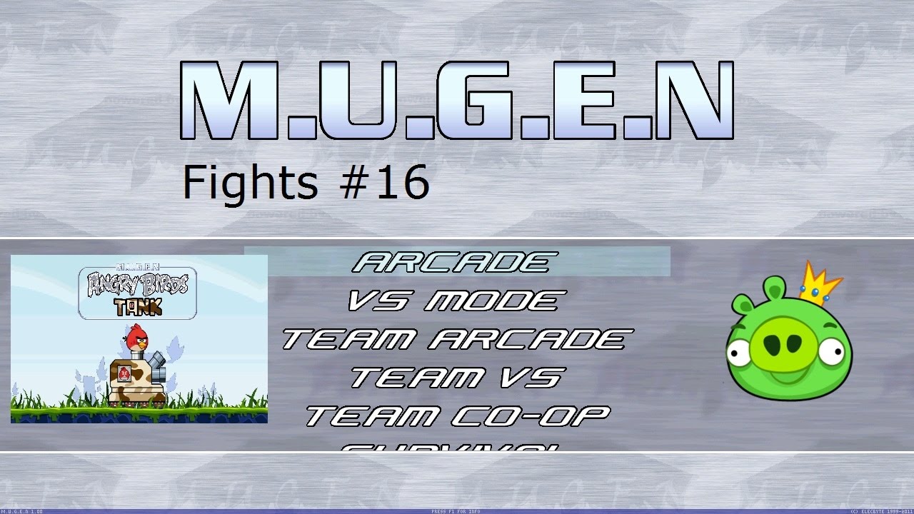 MUGEN Fights #16 Angry birds Tank vs King Pig (Request 5) - YouTube