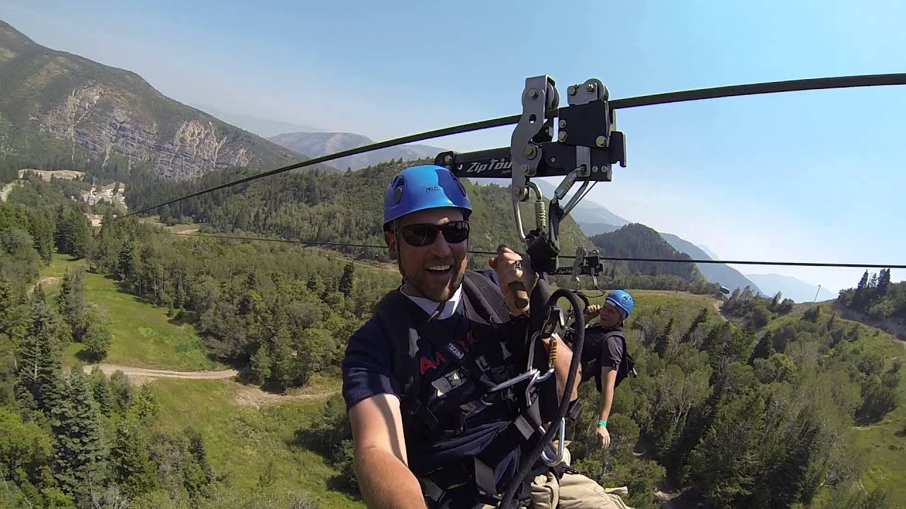 Sundance Zipline Span 4 - YouTube